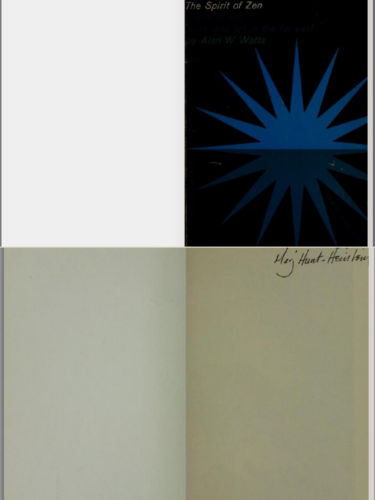 The Spirit of Zen - Alan Watts | PDF | Zen | Japanese Philosophy