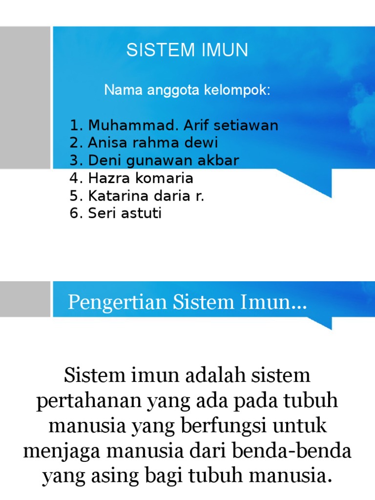 Sistem Imun - PPT KMB 3 | PDF