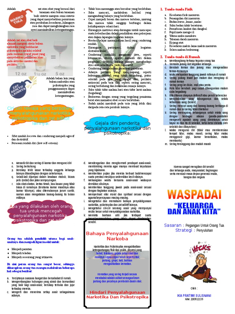 Leaflet Narkoba | PDF