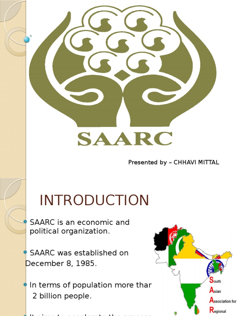An Overview of the South Asian Association for Regional Cooperation ...