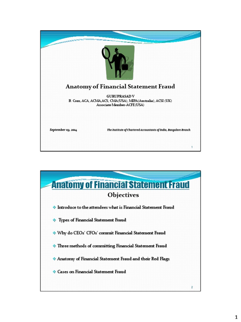 Financial Fraud | PDF | Financial Statement | Expense