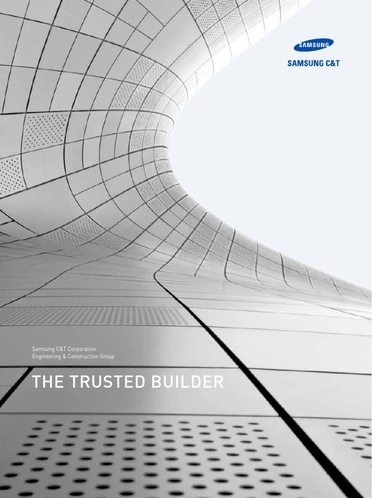 Samsung C&T: The Trusted Builder | PDF | Samsung | Green Building