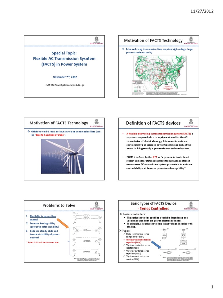 Special Topic: Flexible AC Transmission Sysntem (FACTS) in Power System ...