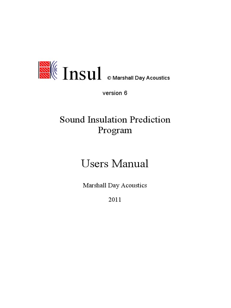 Insul: Users Manual | Download Free PDF | Flooring | Framing (Construction)