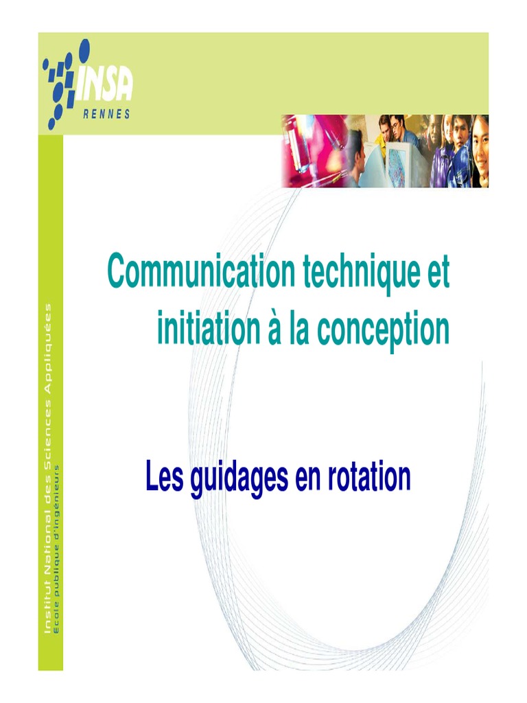 Guidage en rotation : principes et types | PDF | Mouvement de rotation ...