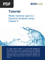 Caesar Modelling Practice | PDF | Pipe (Fluid Conveyance) | Pump
