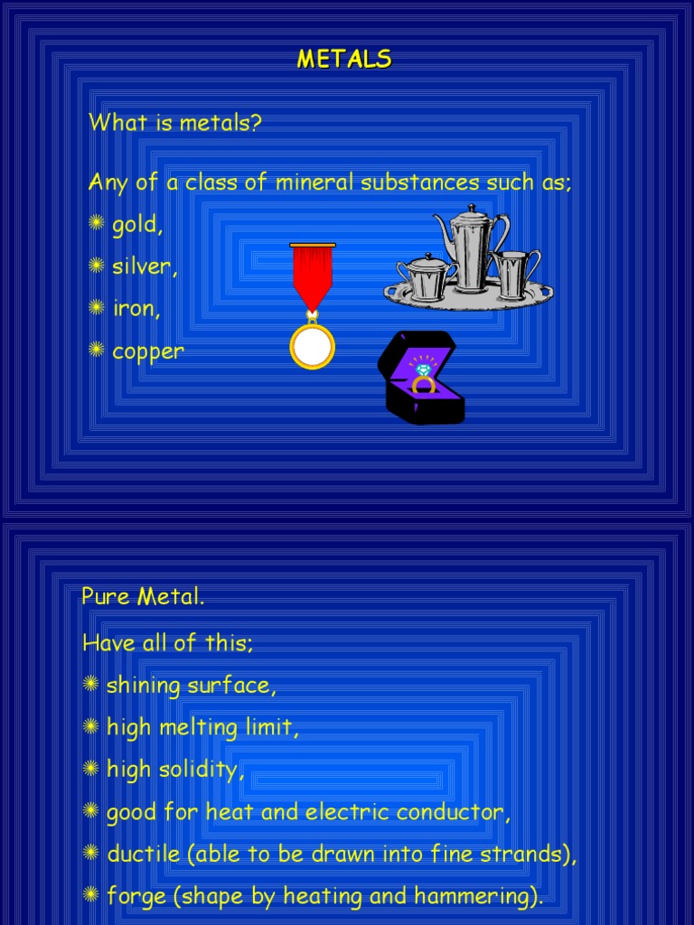 Properties and Uses of Metals | PDF