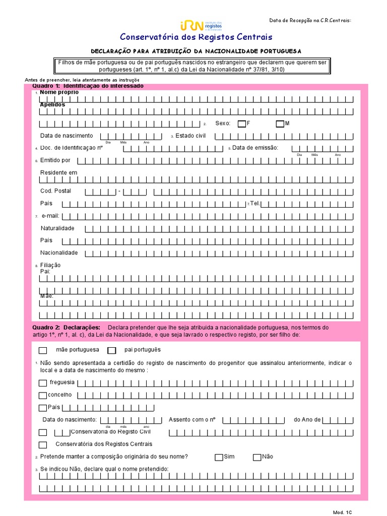 WWW - Irn.mj - PT Sections Irn A Registral Registos-Centrais Docs-Da ...