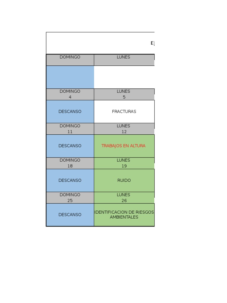Ejemplo de Programa de Platicas | PDF