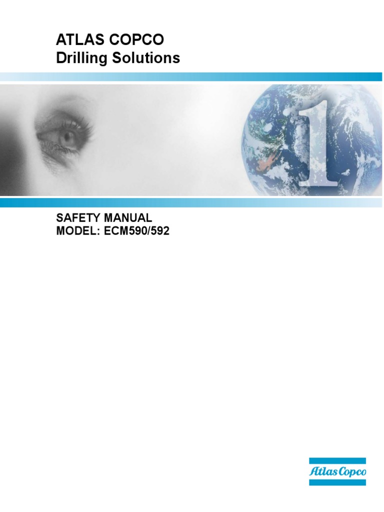 Atlas Copco Safety Manual ECM590/592 | PDF | Nature