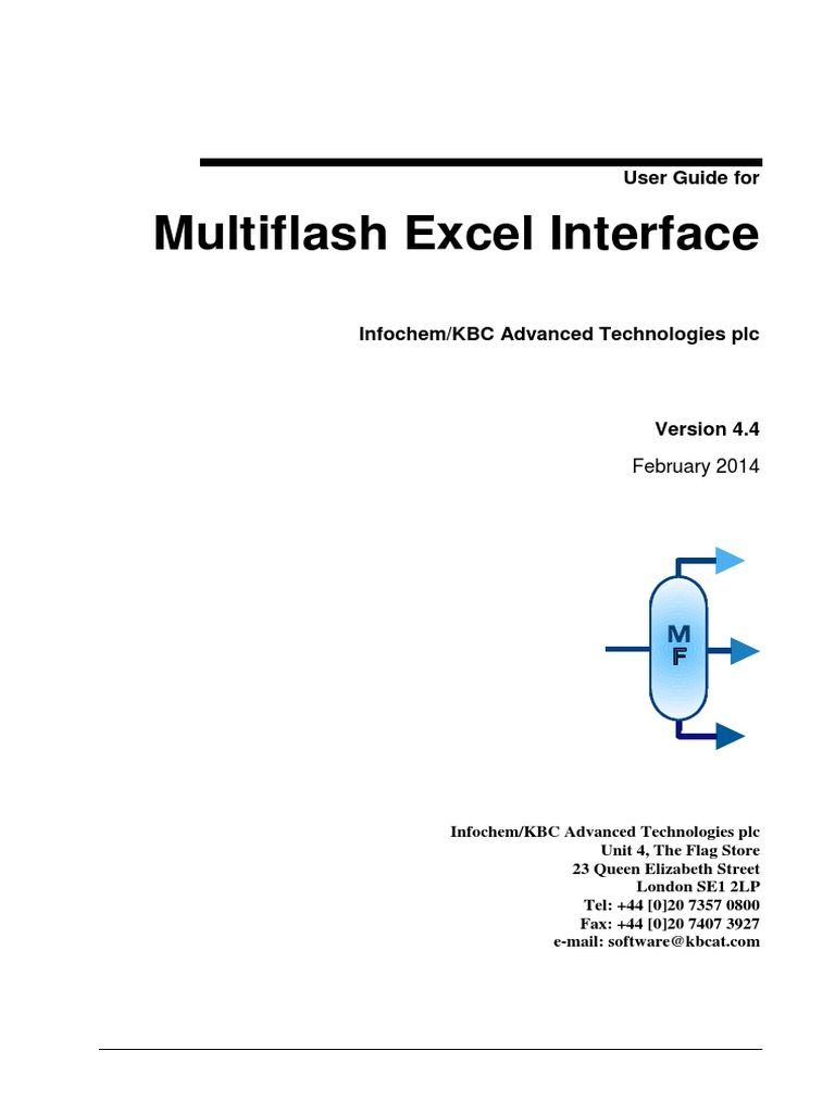 Multiflash Excel Interface | PDF | Microsoft Excel | Installation ...