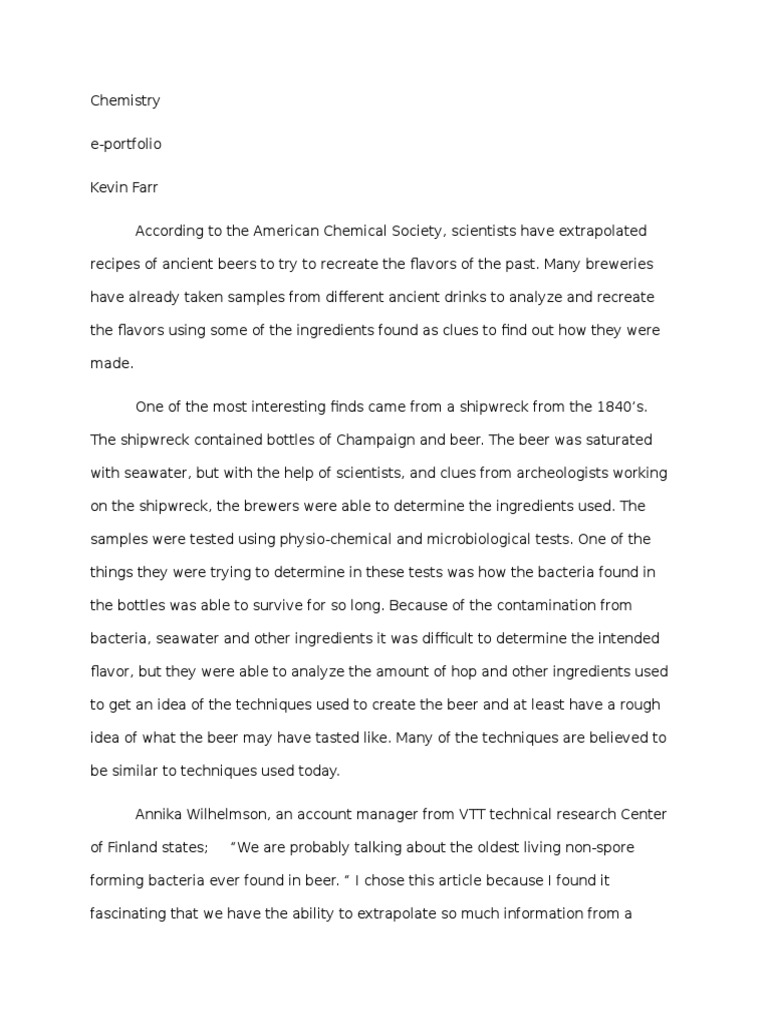 Ancient Beer | PDF | Cooking, Food & Wine | Wellness