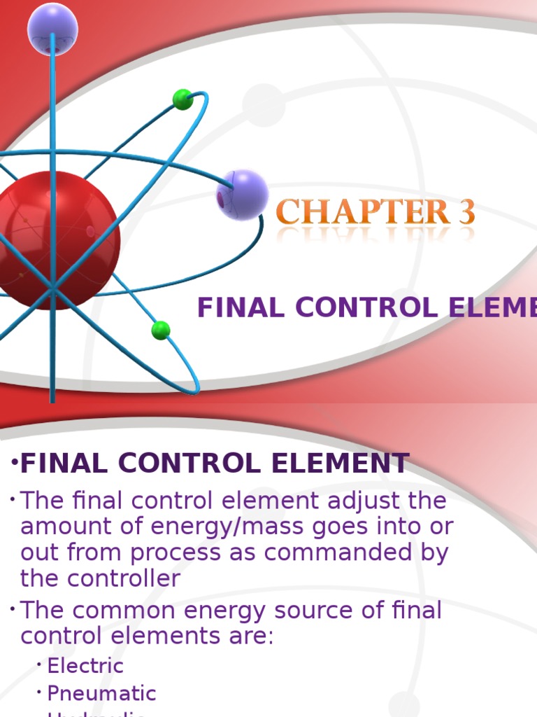 Final Control Element (Chp3) | PDF | Electric Motor | Components