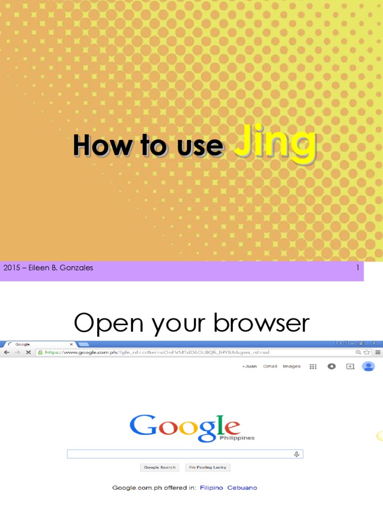 How To Use Jing | PDF | Computing | Software