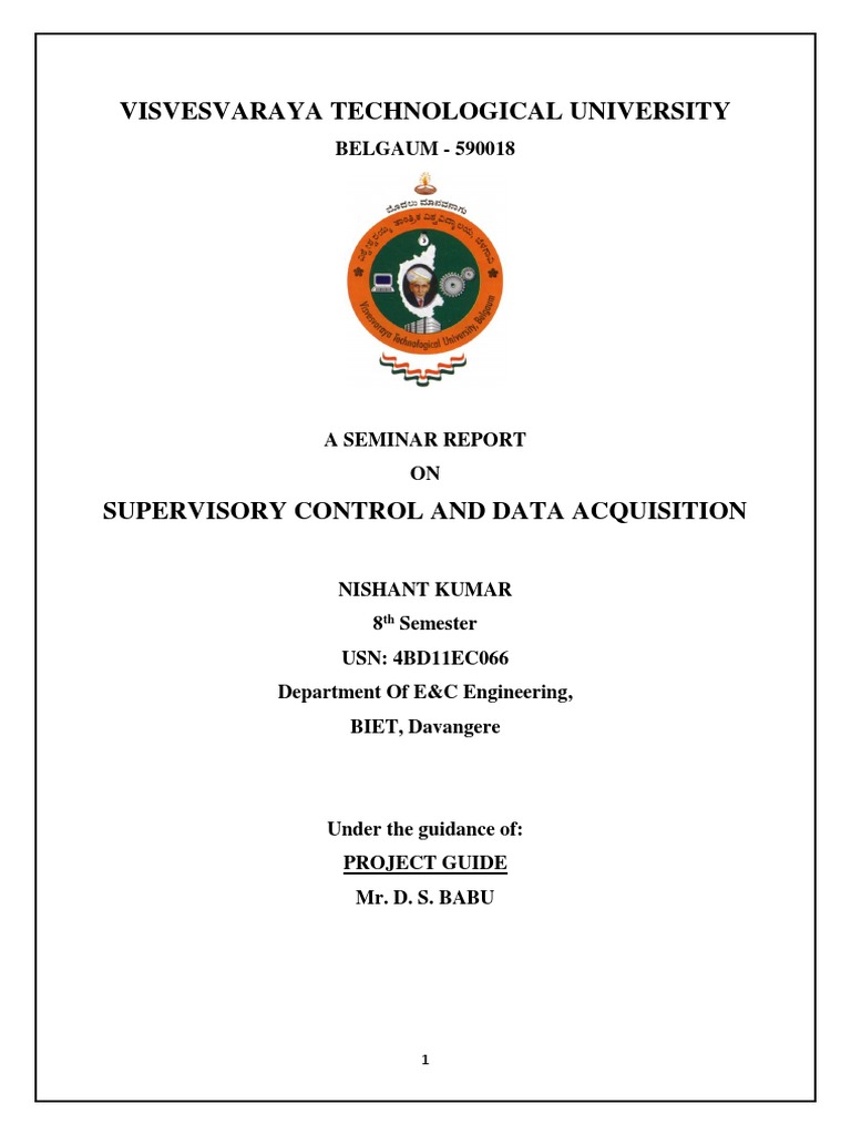 SCADA Seminar Report | PDF | Scada | Programmable Logic Controller SCADA Seminar Report | PDF | Scada | Programmable Logic Controller