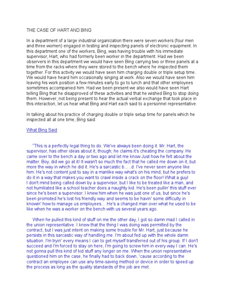 Supervisor-Employee Conflict Analysis | PDF