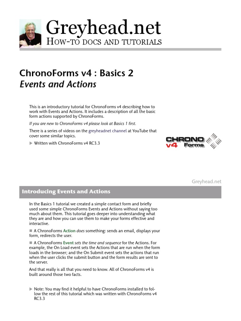 ChronoForms v4 Basics 2 | PDF | Java Script | Email