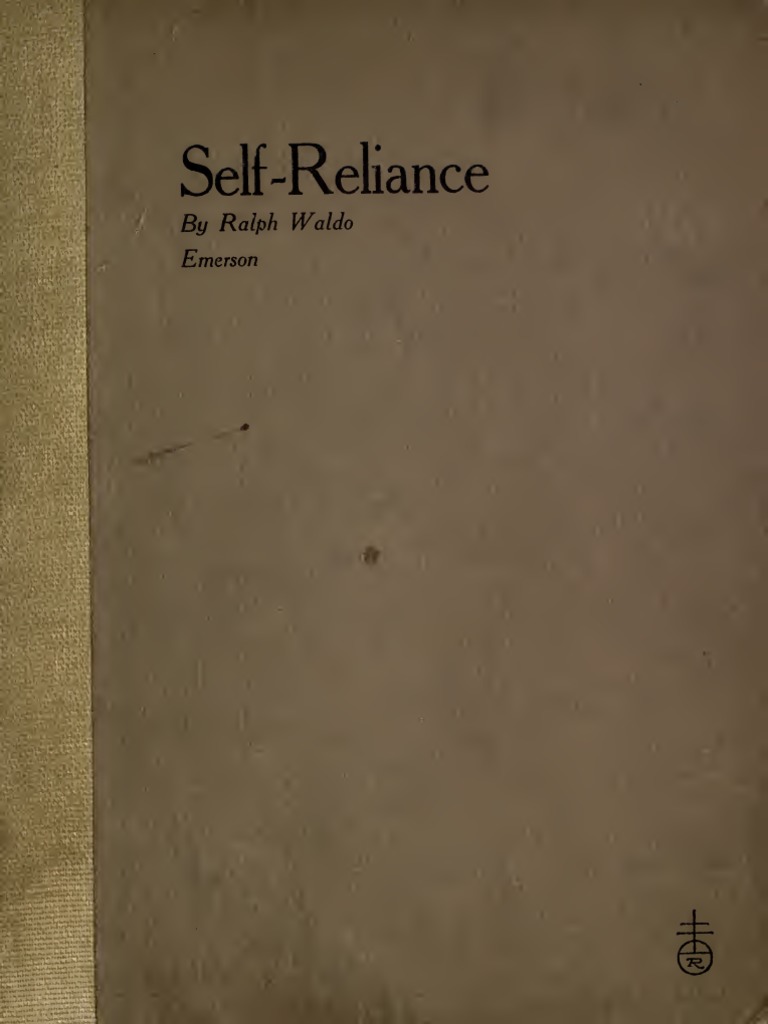 Emerson On Self Reliance | PDF | Soul | Divinity