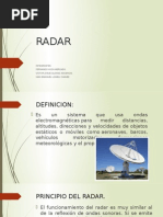 Significado y fundamentos del radar | PDF | Antena (Radio) | Radar