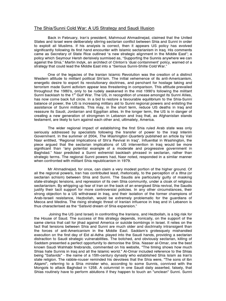 SECTARIAN DIVIDE | PDF | Sectarianism | Hezbollah