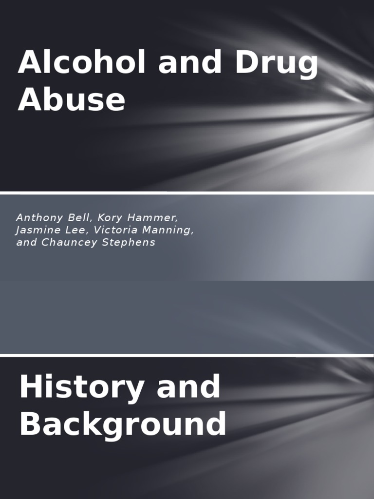 Alcohol and Drug Abuse Presentation | Download Free PDF | Substance ...
