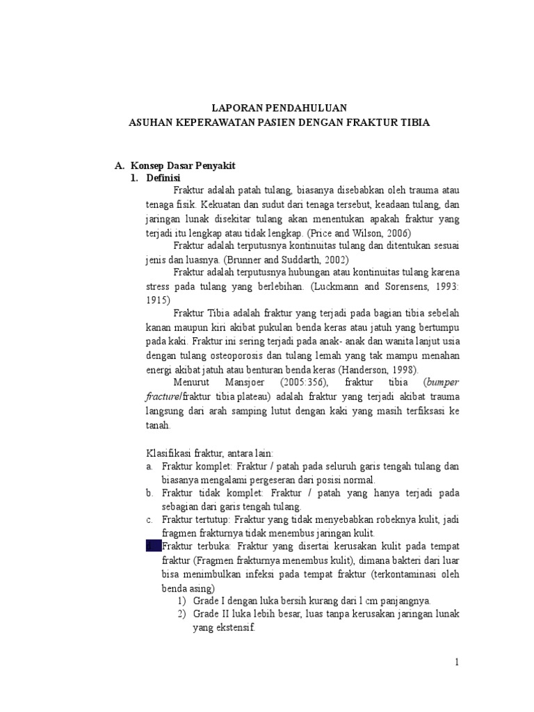 LP Fraktur Tibia | PDF