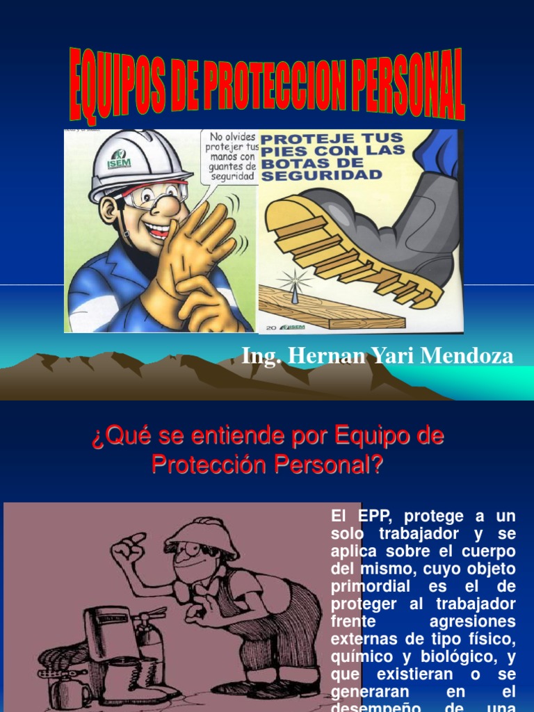 Epp y Definiciones Generales | PDF | Guante | Bota