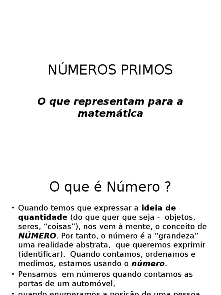 Números Primos | PDF | Criptografia | Número primo