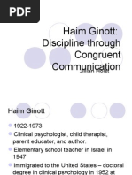 The Ginott Model | PDF | Teachers | Emotions