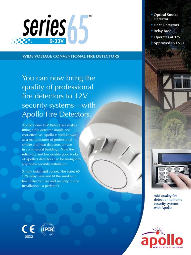 Apollo Series 65 | PDF | Security Alarm | Relay