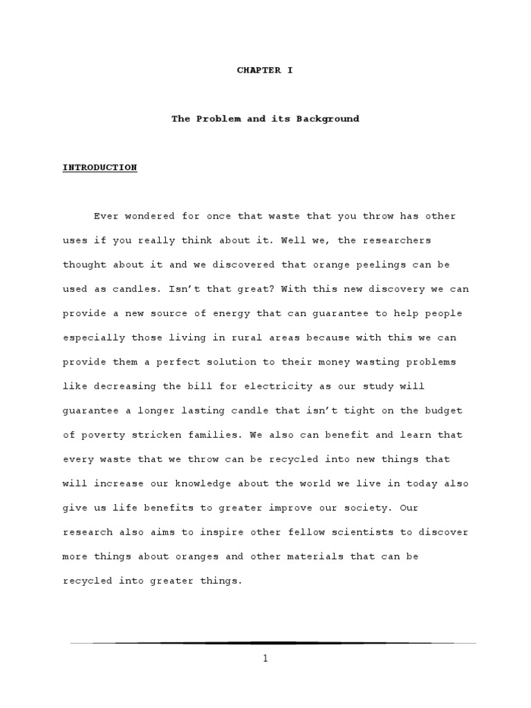 The Effects of Orange Research Autosaved Revised | PDF | Citrus ...