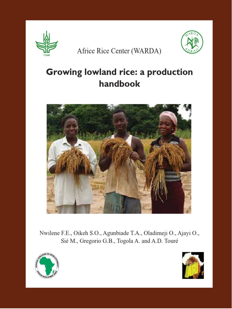 Growing Lowland Rice - Production Handbook - Prepress Final Version ...
