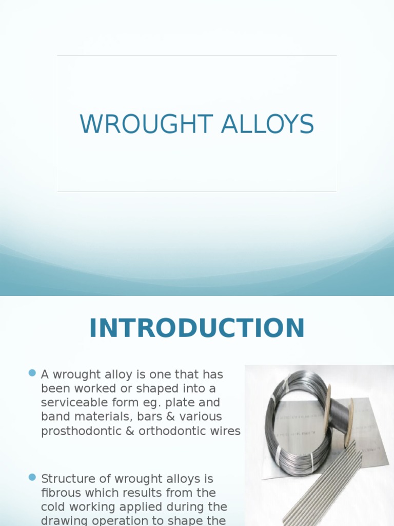 Wrought Alloys | Steel | Alloy