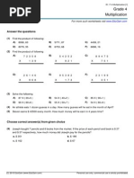 Grade 5 STAAR Math Practice Test | PDF | Mathematics
