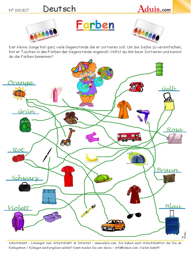Fise de Lucru Limba Germana | PDF