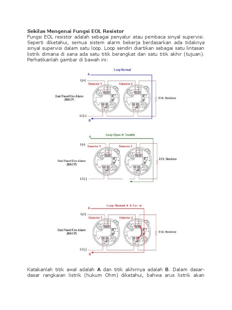 Fungsi EOL Resistor | PDF
