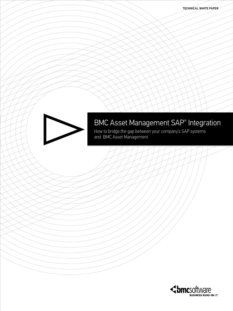 BMC Asset Management SAP Integration | PDF | Web Service | Trademark