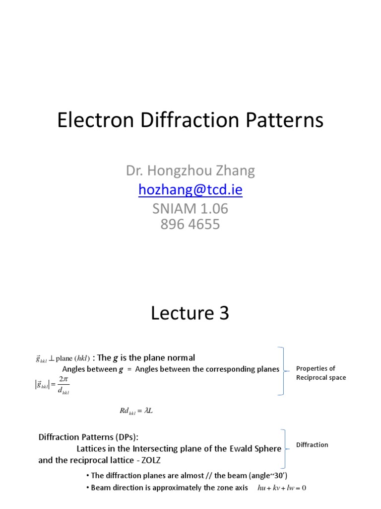 Indexing Diffraction Patterns | PDF | X Ray Crystallography | Crystal ...