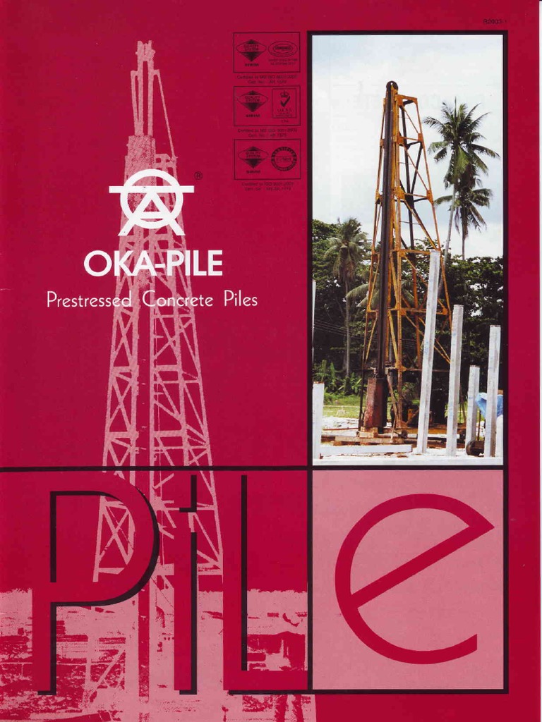Piling Pile OKA PC - Piles | PDF | Deep Foundation | Prestressed Concrete