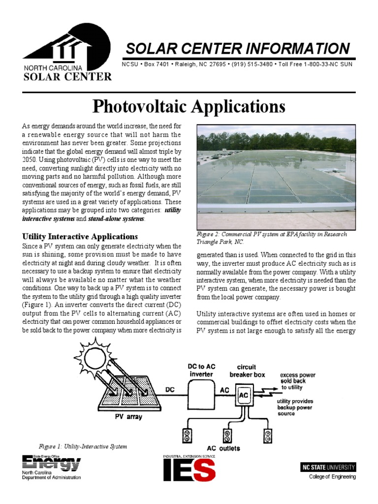 Photovoltaic Stand Alone | PDF | Photovoltaics | Photovoltaic System