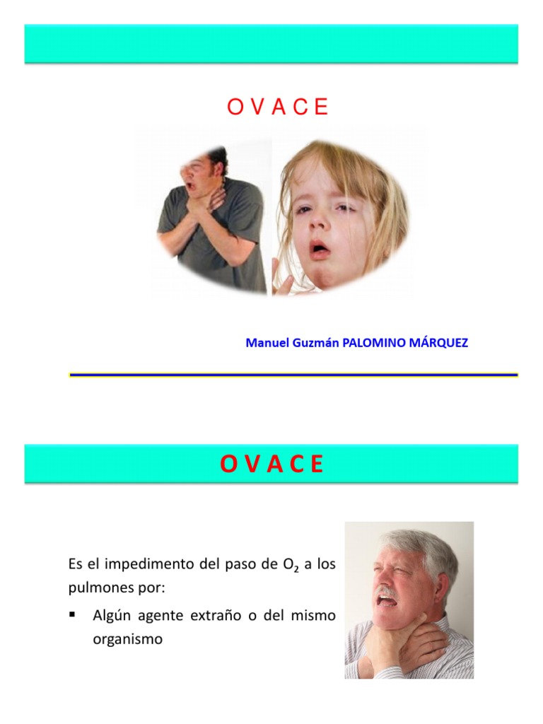 OVACE | PDF | Reanimación cardiopulmonar | Medicina