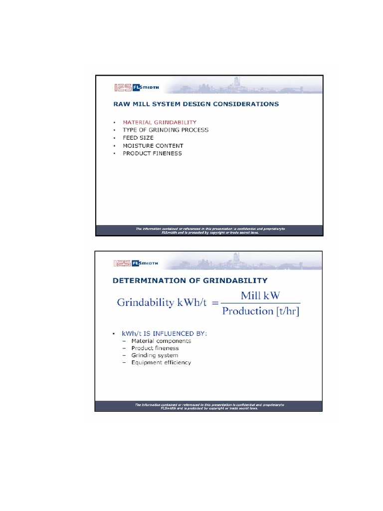 Vertical Raw Mill System Design Considerations | PDF