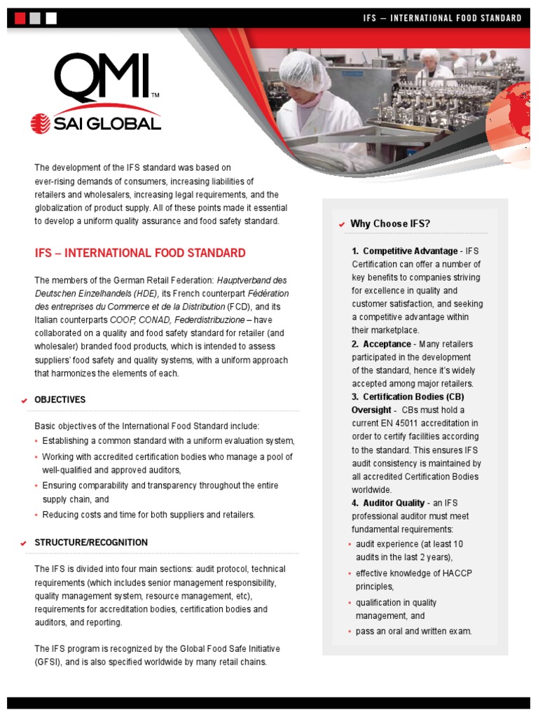 Ifs English Us | PDF | Hazard Analysis And Critical Control Points | Audit