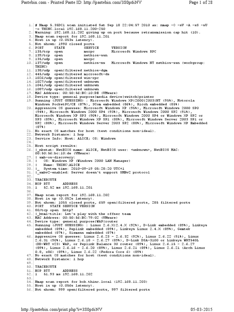 Pastebin THNIC PDF | PDF | File Transfer Protocol | Windows Server 2003