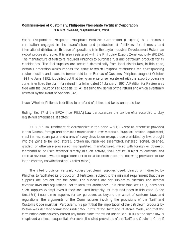 Commissioner of Customs V | PDF | Trust Law | Withholding Tax