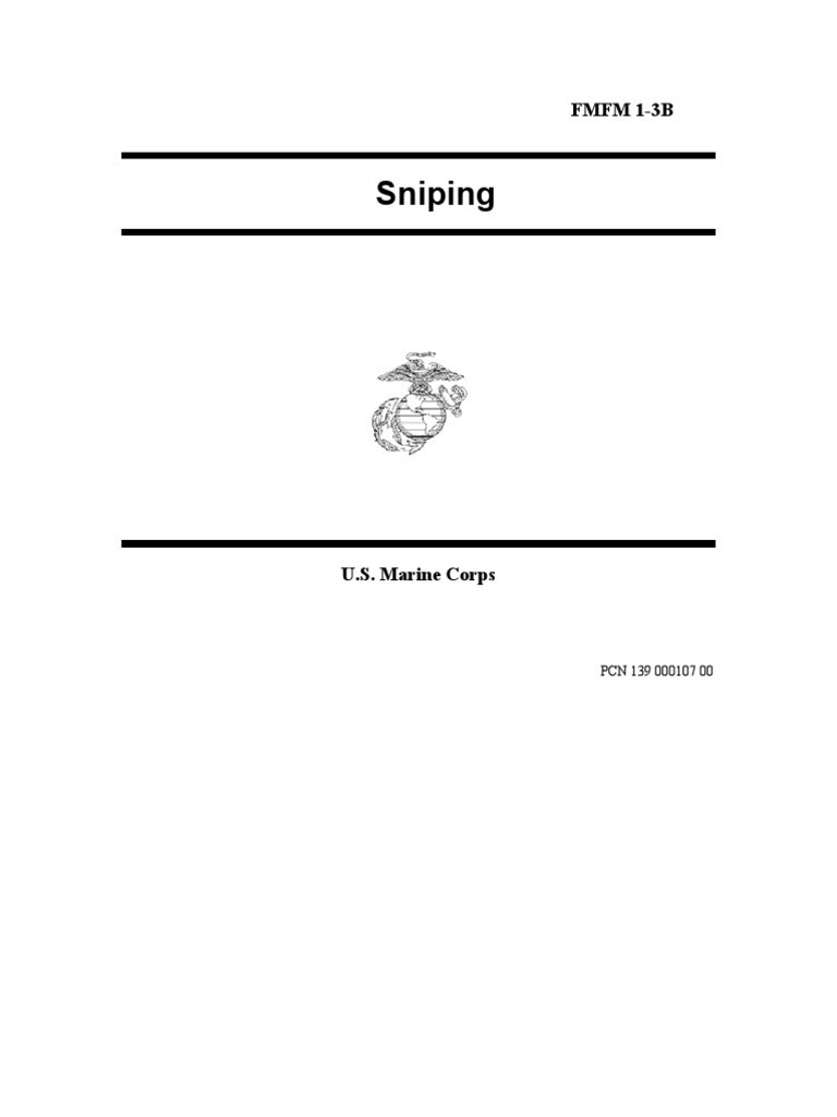 USMC Sniping Tactics Manual | PDF