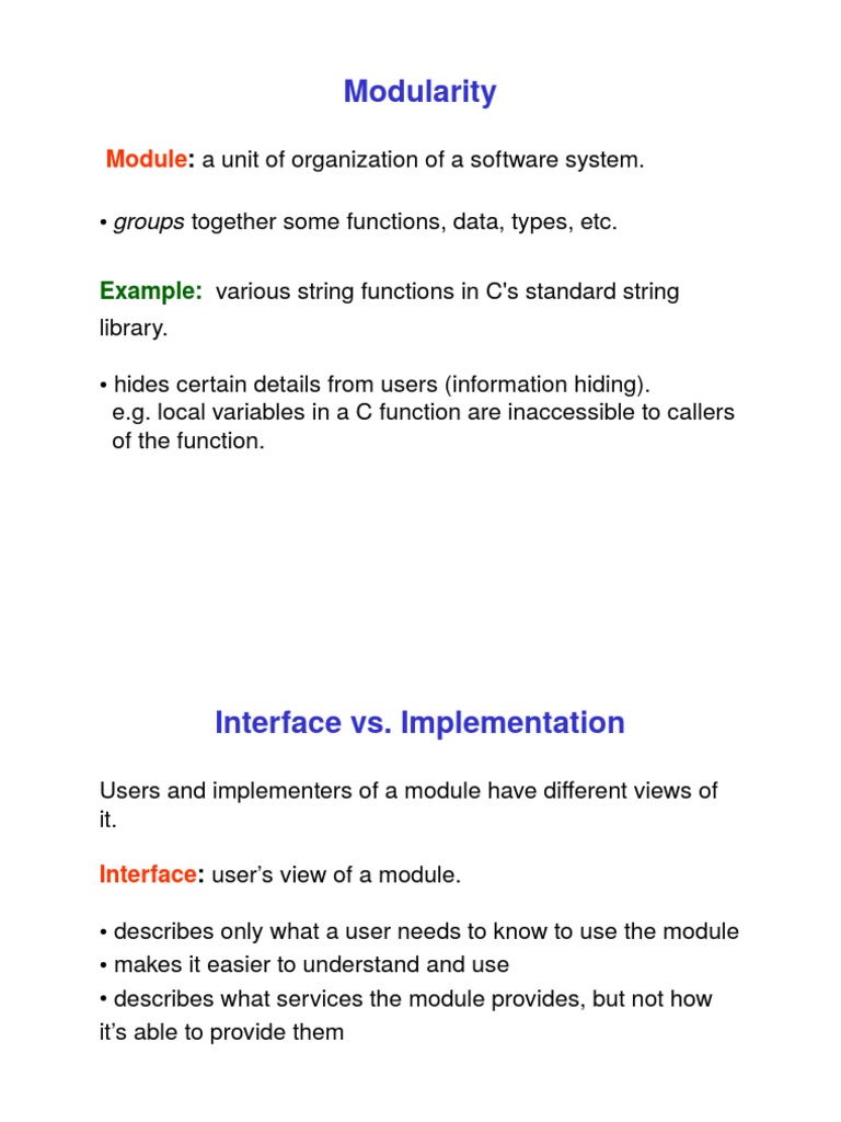 Modular It y | Download Free PDF | C (Programming Language) | Modular ...