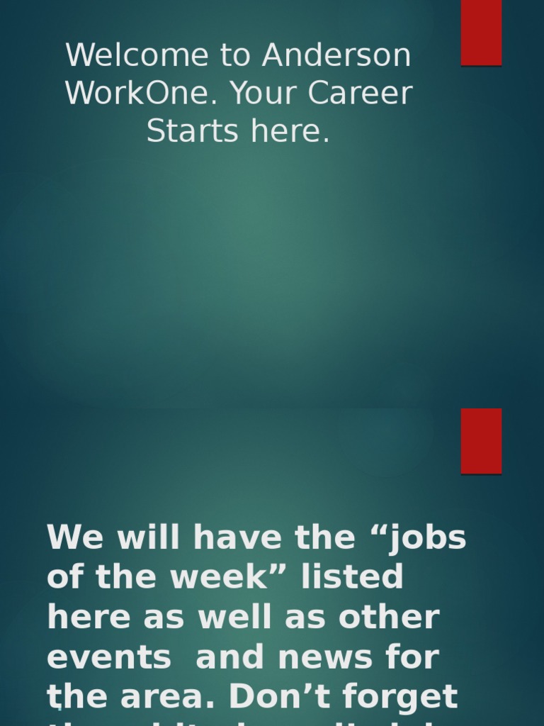 Jobs and WorkOne Information 3-15-15 | PDF | Labour | Business