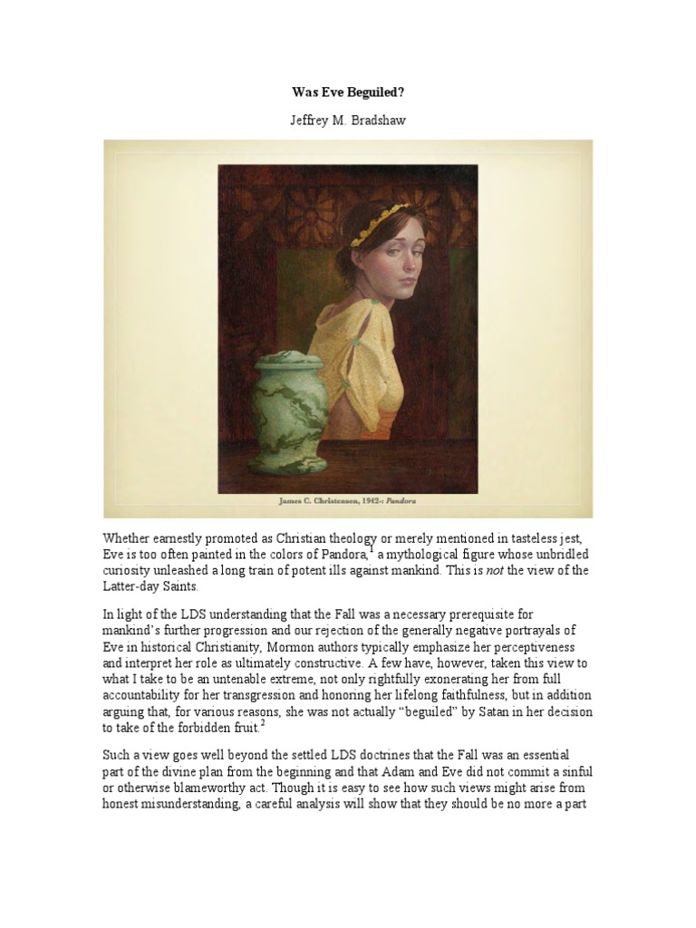 Was Eve Beguiled | PDF | Adam And Eve | Satan