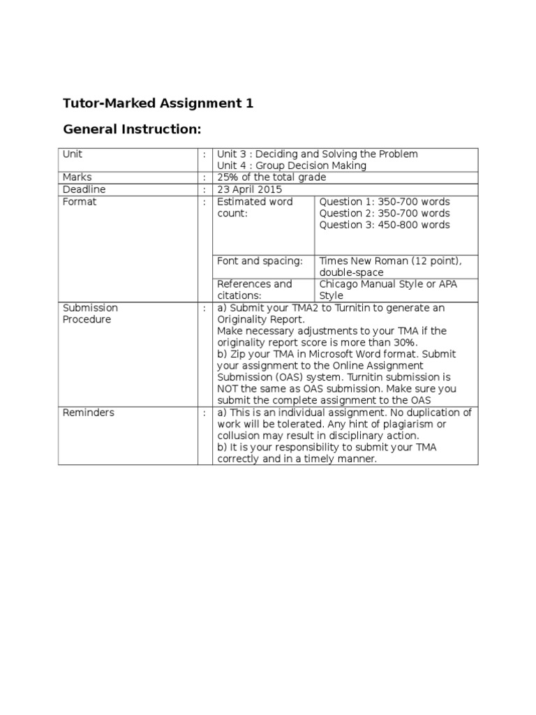 Decision Making Skills 2015 2 | PDF